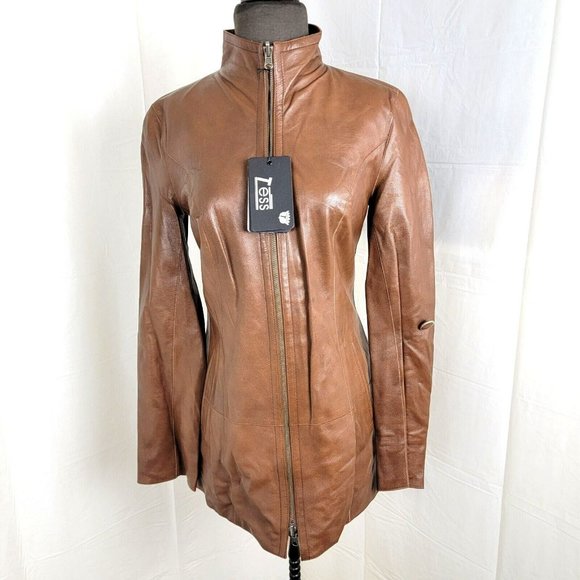 Tess | Jackets & Coats | Tess Reversible Exotic Leather Jacket Size ...